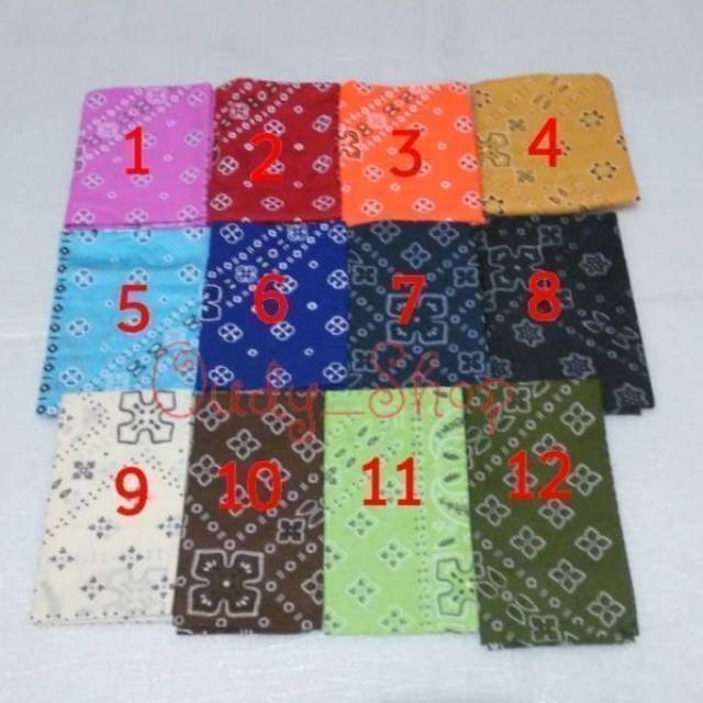 Slayer Bandana Masker Sapu Tangan Batik | Shopee Indonesia
