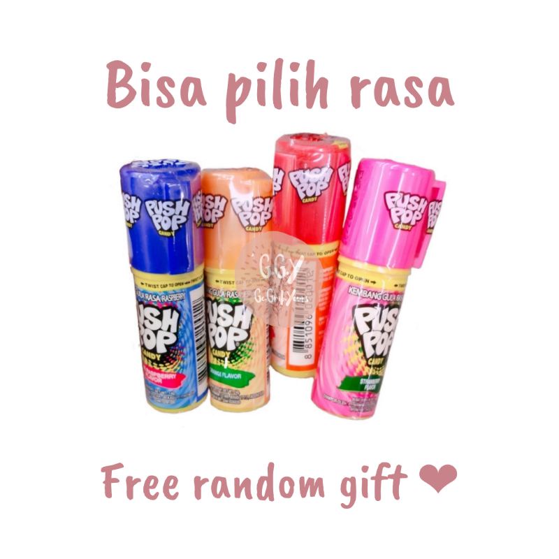 Jual PERMEN PUSH POP BISA PILIH RASA | Shopee Indonesia