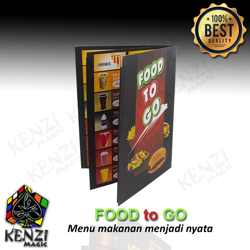 Jual Alat Sulap Buku Menu Food to Go - Menu makanan menjadi nyata ...
