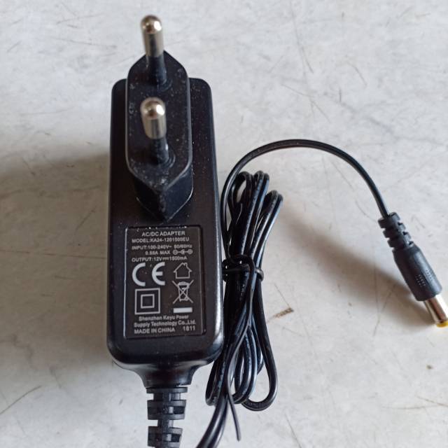 Jual Adaptor 12v 1.5A | Shopee Indonesia