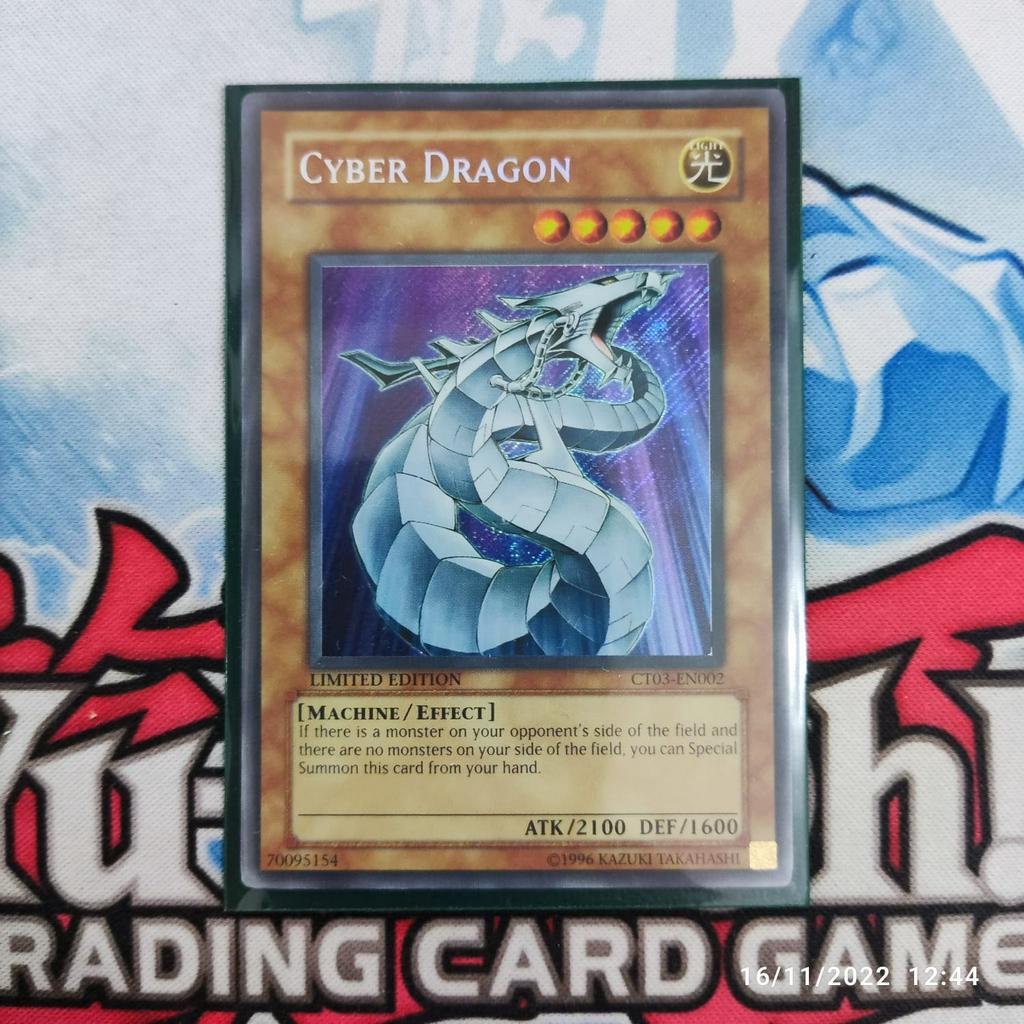 Jual yugioh cyber dragon CT03 secret rare original | Shopee Indonesia