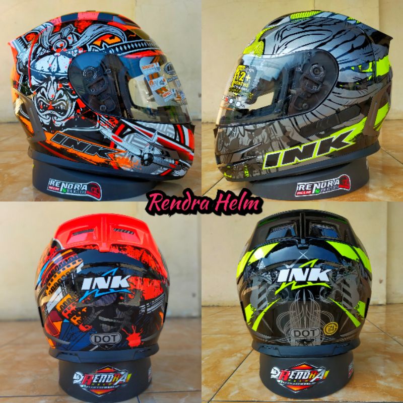 Jual Helm jadul INK STEALTH MOTIF SAMURAI ORIJINAL 100% OGKIR TERUMAH ...