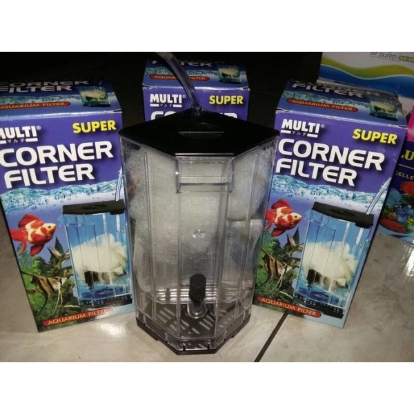 Jual Corner Filter super multi / filter aquarium sudut / corner filter ...