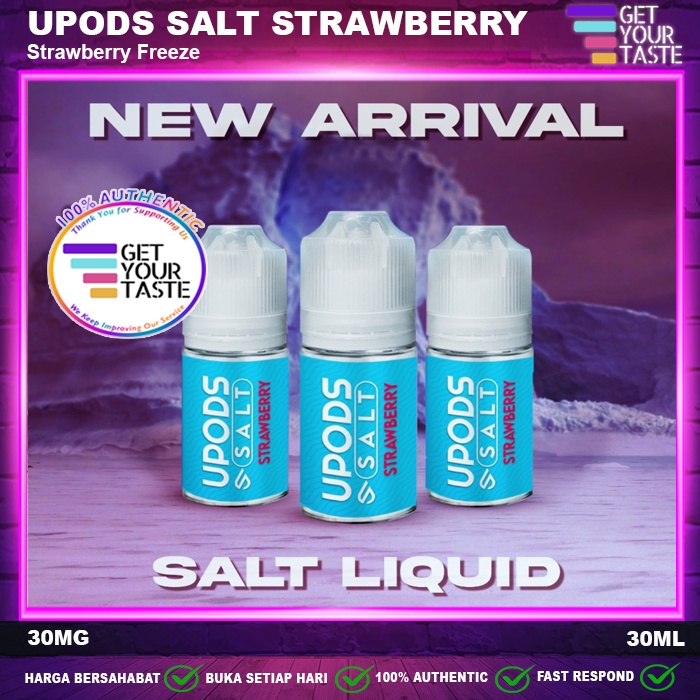 Jual Liquid Upods Salt Strawberry Salt Nic 30ML by Upod - Saltnic ...