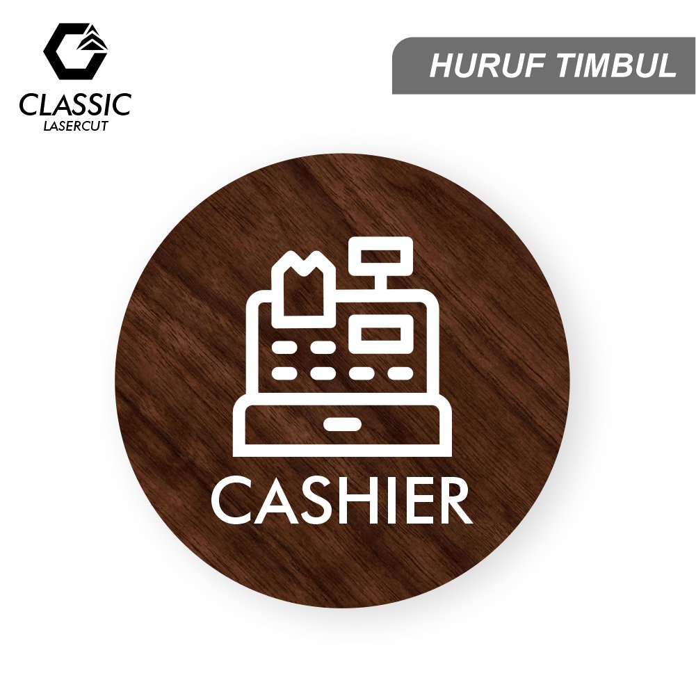 Jual Sign Board Cashier / Signage Cashier / Penanda Kasir / Signange ...