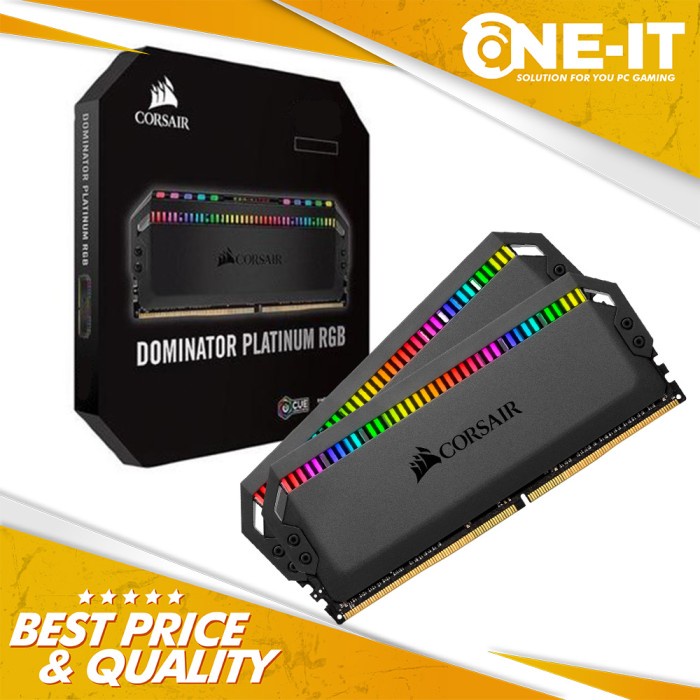 Jual RAM DOMINATOR PLATINUM RGB 16GB (2 x 8GB) DDR4 3200MHz C16 Black ...