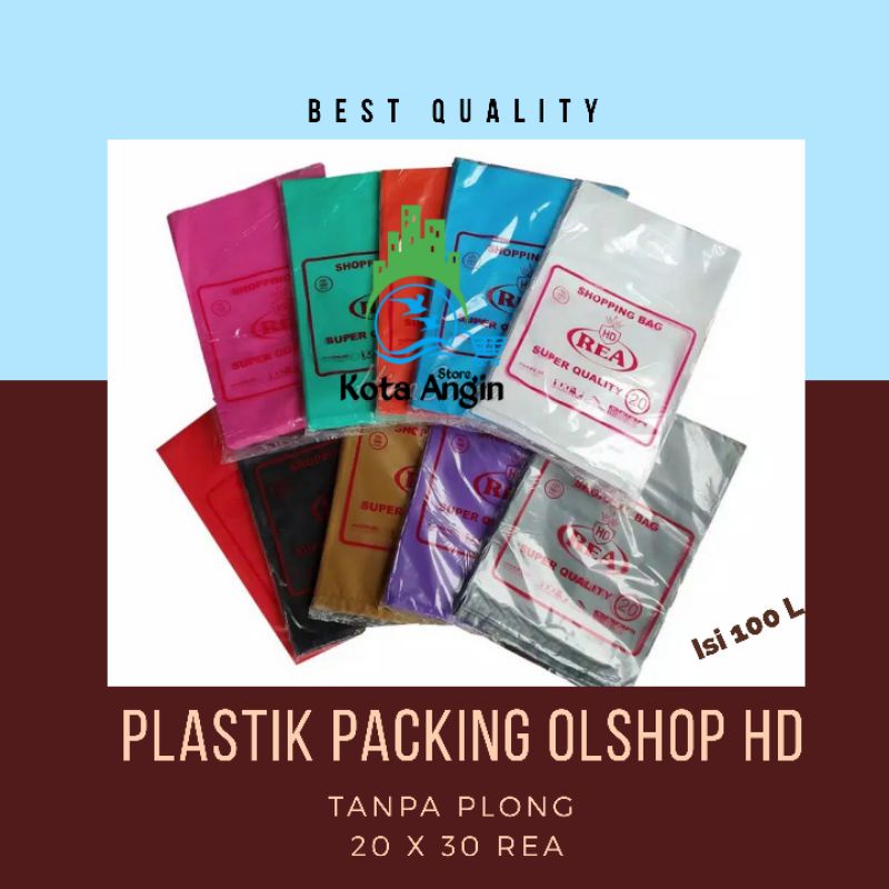 Jual Plastik Packing Olshop REA HD tanpa plong 20cm x 30cm | Shopee ...