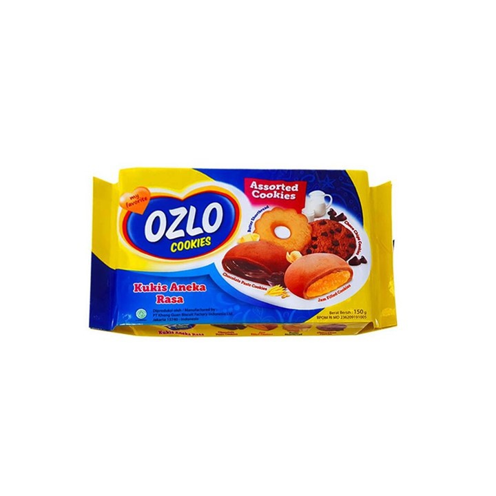 Jual Ozlo Assorted Cookies 150 gr Indonesia|Shopee Indonesia