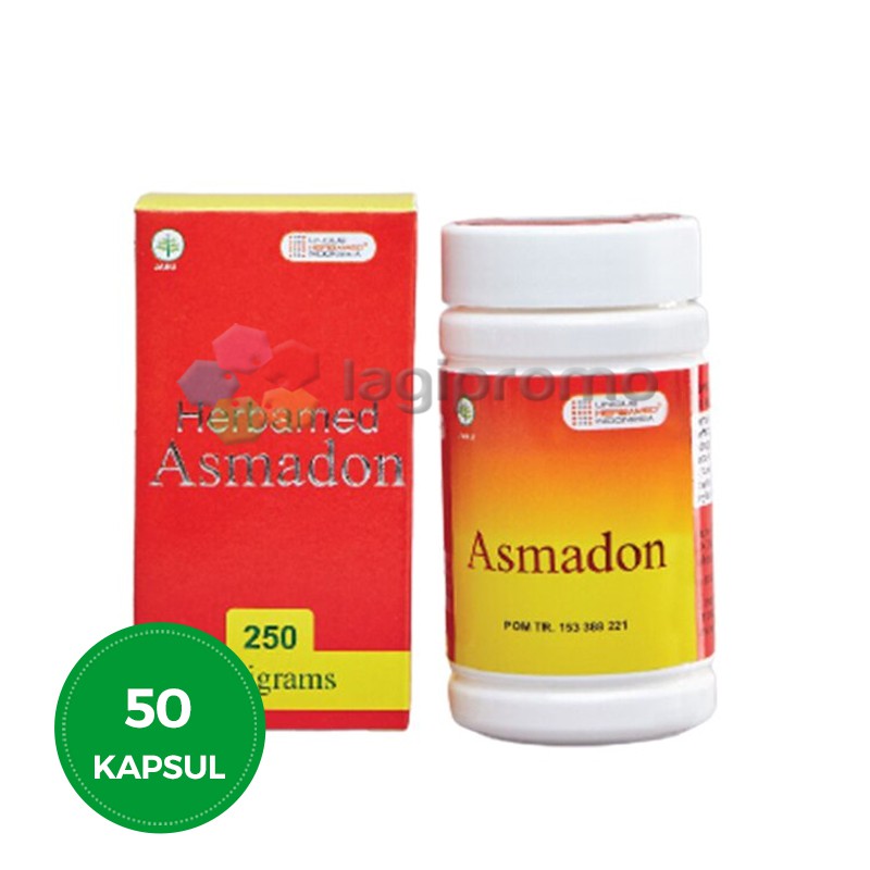 Jual Herbamed Asmadon 50 Kapsul Obat Asma Infeksi Paru-Paru Alami ...