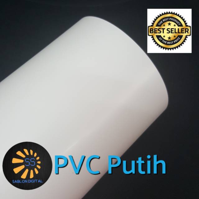 Polyflex PVC korea 1 meter warna putih tipis murah | Shopee Indonesia
