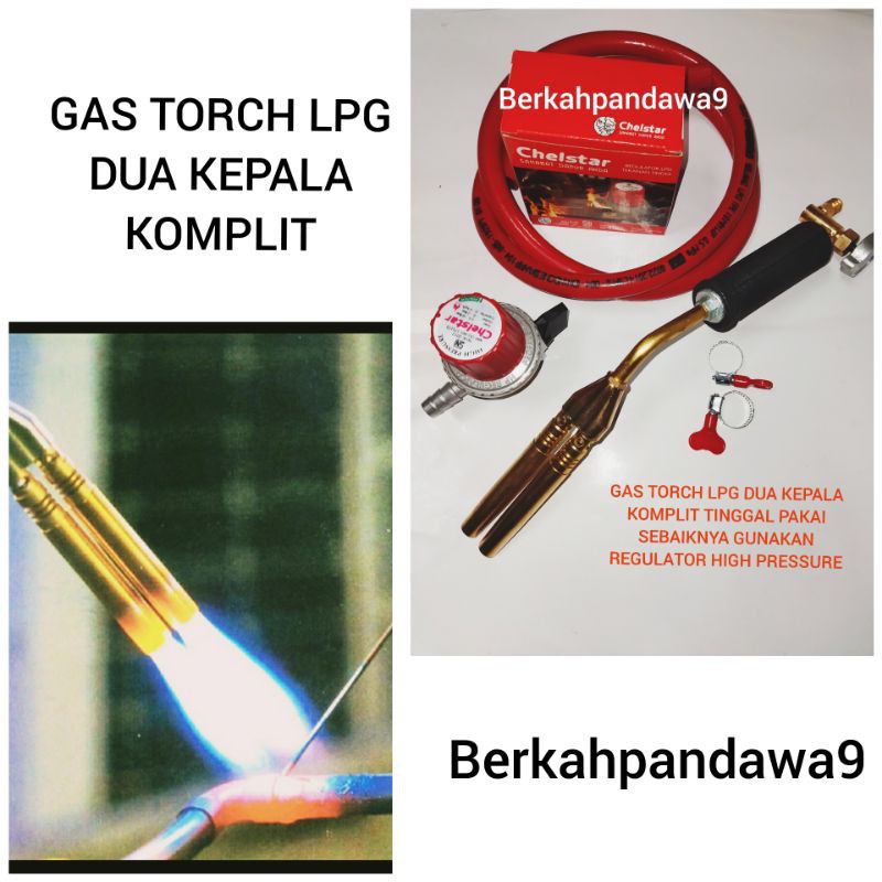 Jual Kepala heating torch kepala torch DUA KEPALA / alat las ringan ...