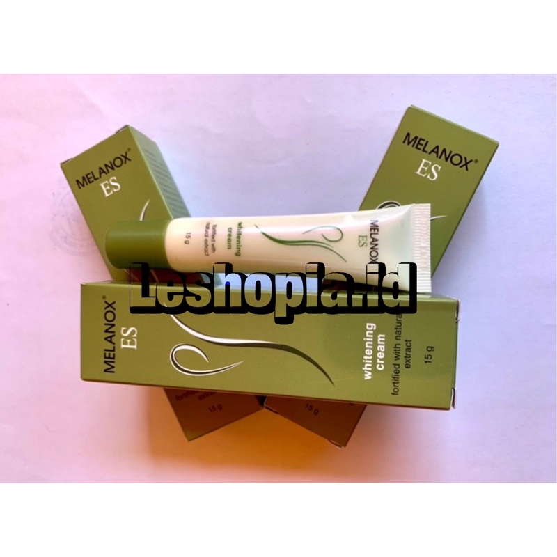 Jual Melanox ES Whitening Cream 15 gr Fortified with Natural Extract ...