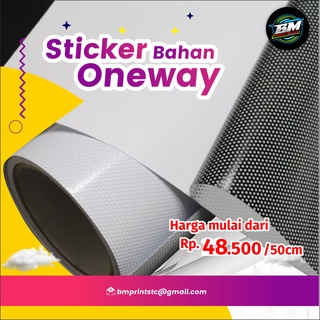 Jual CETAK STICKER INDOOR BAHAN ONE WAY ROLL METERAN (FILE SIAP CETAK ...
