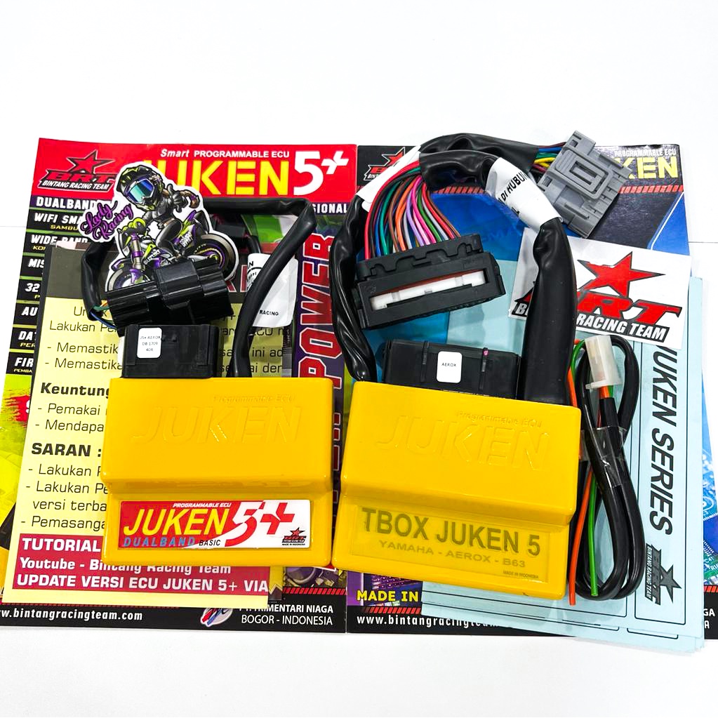 Jual ECU JUKEN 5+ PLUS BRT & TBOX AEROX OLD 155 DUALBAND RACING TURBO ...