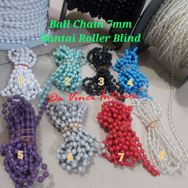 Jual Rantai Roller Blind Ball Chain 7mm | Shopee Indonesia