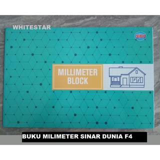 Jual buku milimeter / millimeter block sinar dunia sidu ukuran folio F4 ...