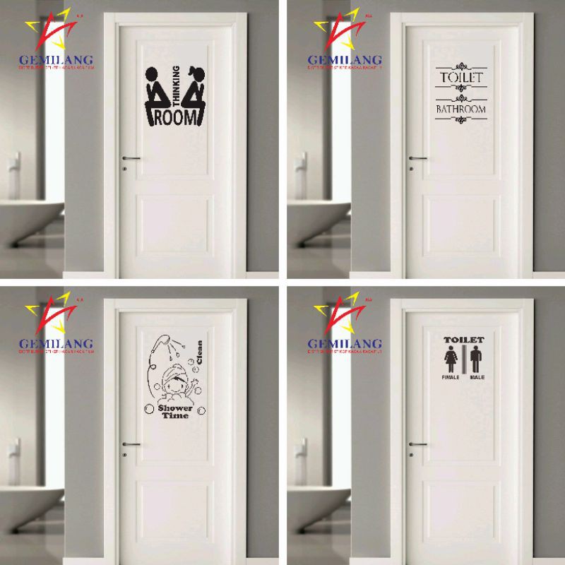Jual Sticker Dinding/Stiker Kaca/Stiker Kaca Kamar Mandi/Stiker Tembok ...
