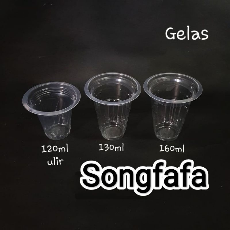 Jual isi 50pcs Gelas ulir 120ml / frutang 160ml | Shopee Indonesia