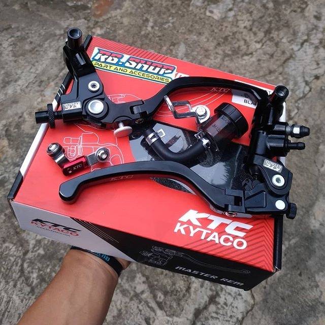 Jual master rem ktc kytaco cnc up-105 black kanan kiri kopling manual rem belakang matic tromol ...