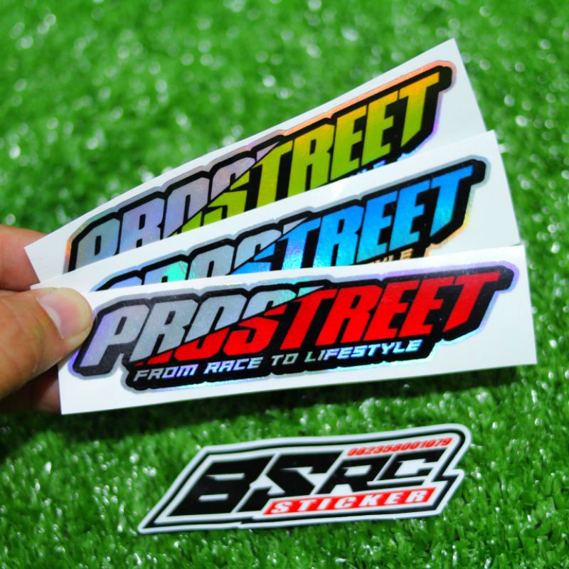 Jual sticker prostreet hologram premium / sticker race viral | Shopee ...