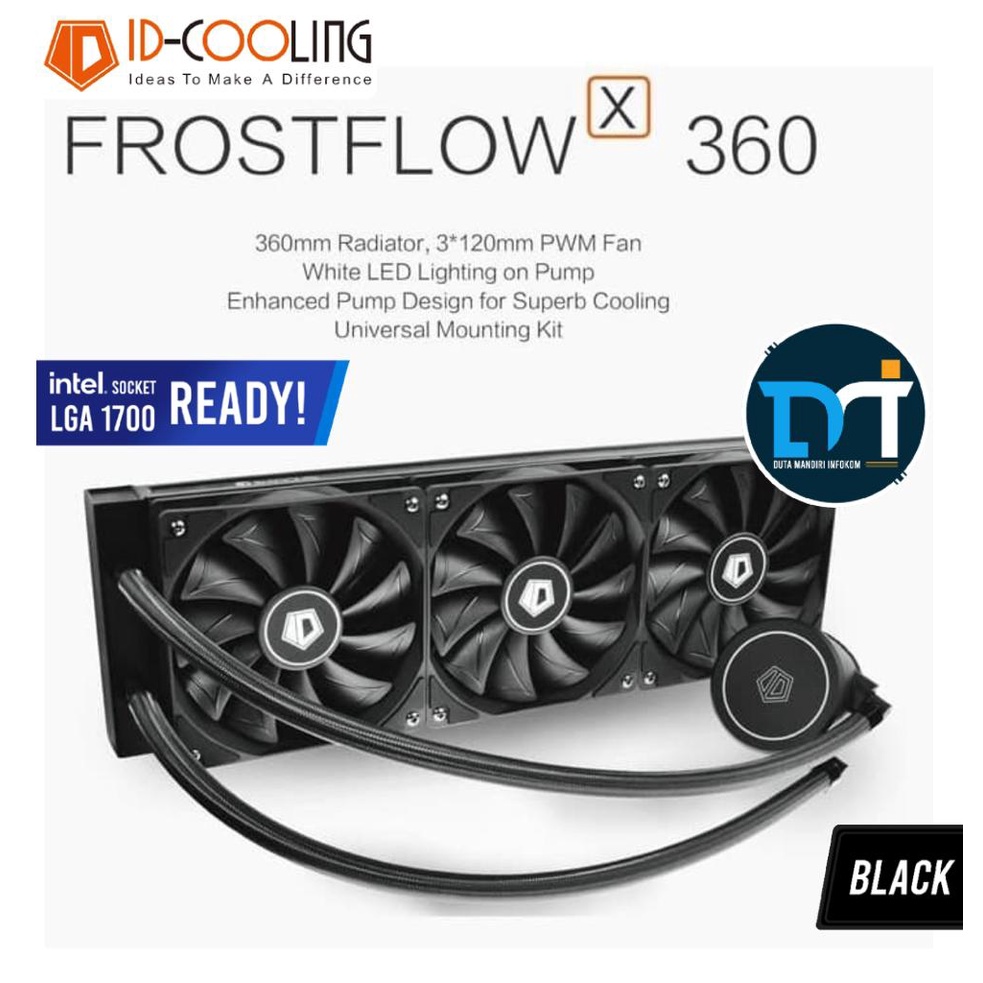 Jual ID Cooling Frostflow X 360 - AIO Liquid Cpu Cooler for Intel & AMD ...