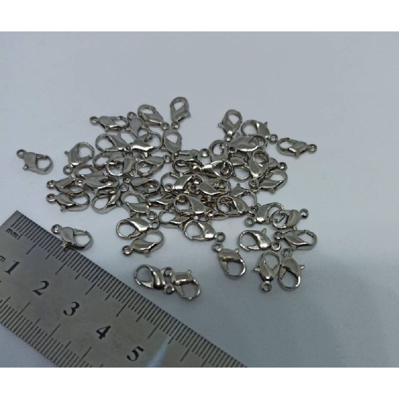 Jual 12pcs KOKOT /KAIT UDANG 12mm (silver) | Shopee Indonesia