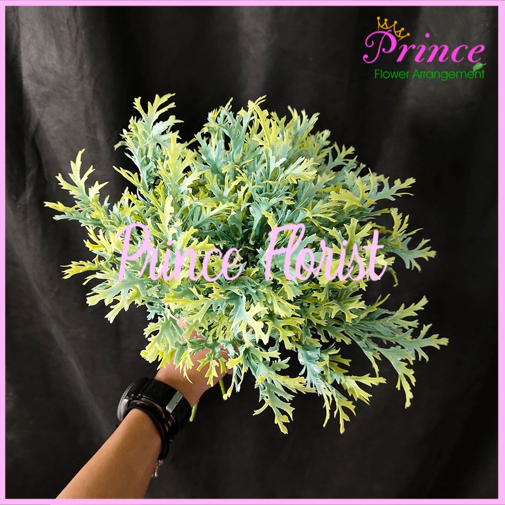 Jual Daun ACC Rumput Laut Cabang 5 Tanaman Hias rumput hias plastik ...