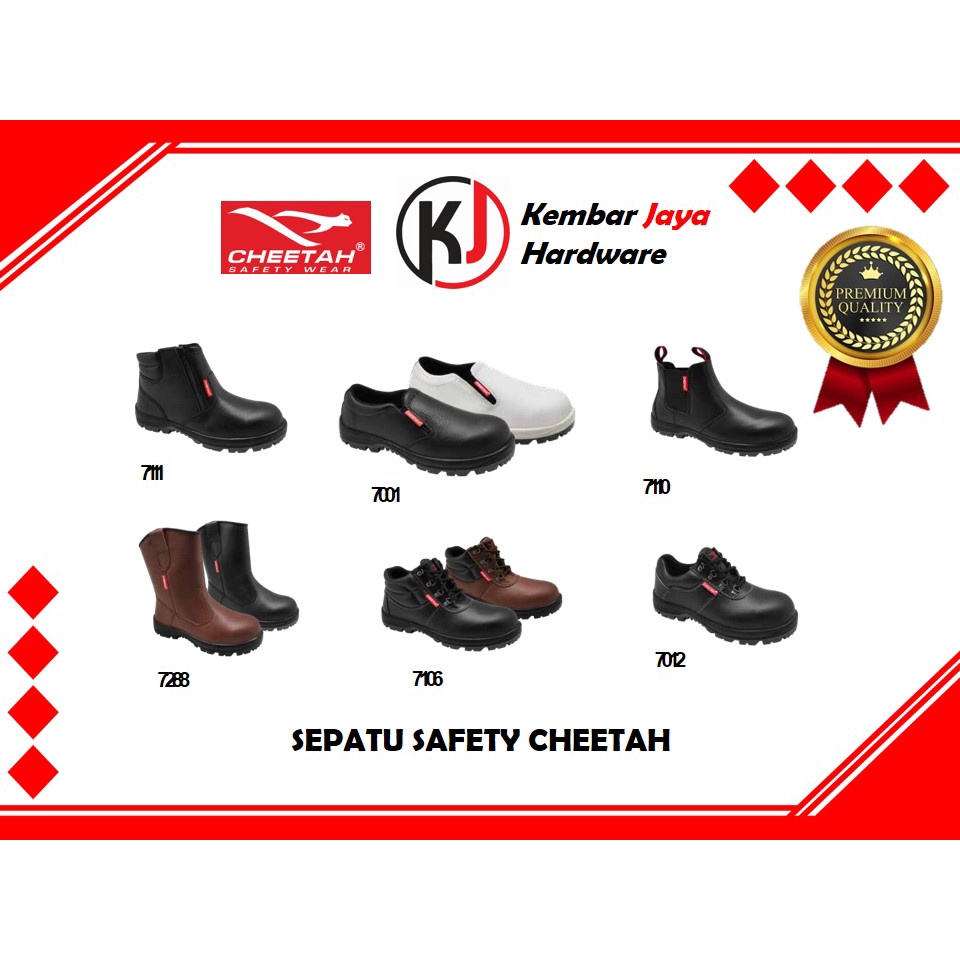 Jual Sepatu Safety CHEETAH Original Safety shoes | Shopee Indonesia