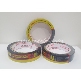 Jual Lakban / Plakban Kain Hitam Cloth Tape Nachi 1 inch (23 Mm X 12 ...