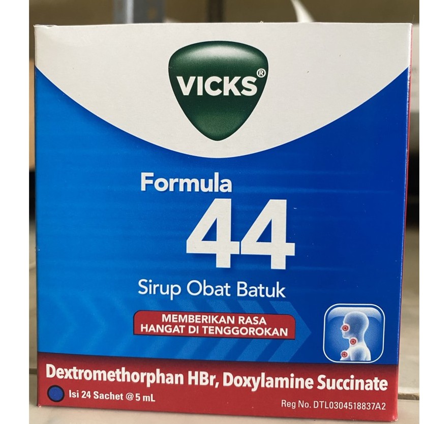 Jual Vicks Formula 44 Isi 24 Sachet @ 5 ml | Shopee Indonesia
