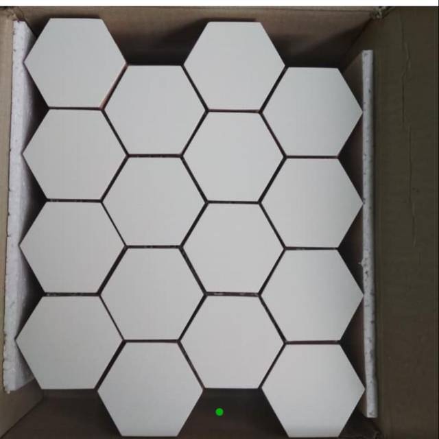 Jual Keramik Mozaik Hexagon 7.5 cm glossy Indonesia|Shopee Indonesia