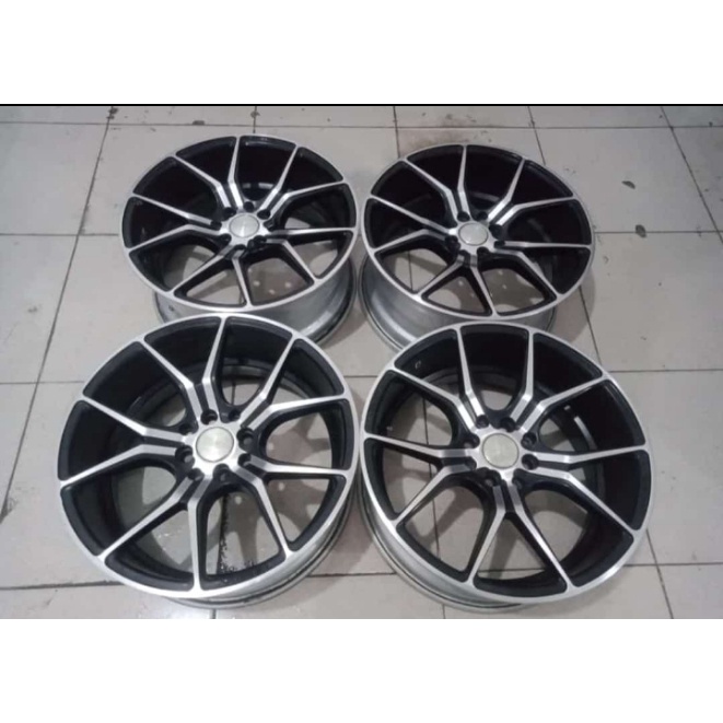 Jual Velg Mobil Bekas VODOO HSR Ring 17 Hole 4X100 4X114,3 ET40 Cocok ...
