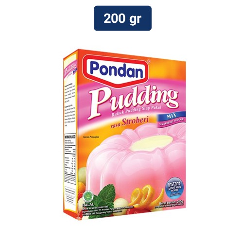 Jual Pondan Pudding Strawberry 200 gr Indonesia|Shopee Indonesia