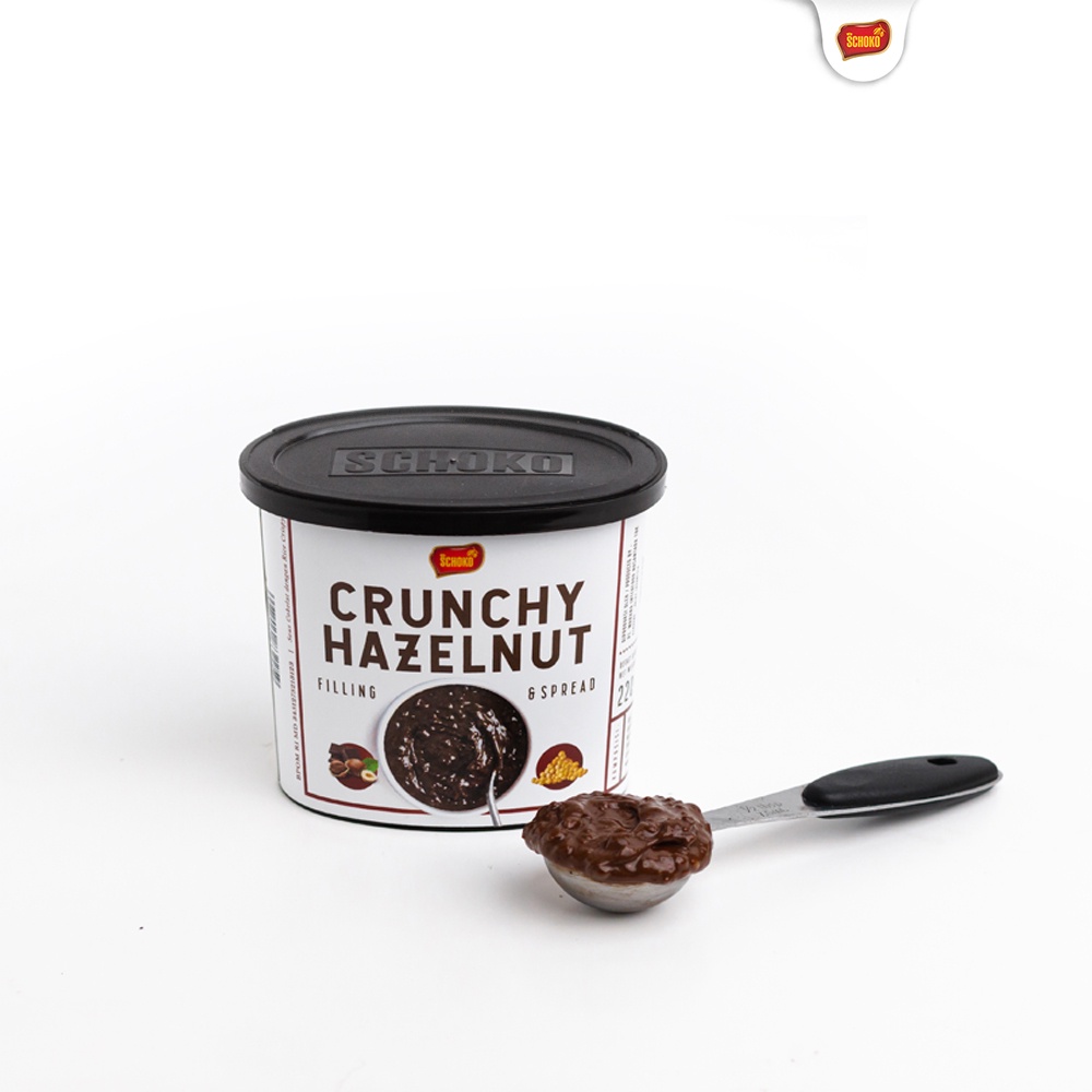 Jual SCHOKO Crunchy Hazelnut Filling & Spread - 220 Gr / Selai Coklat ...