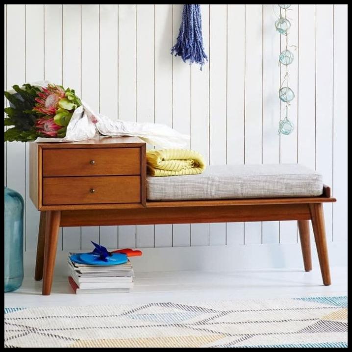 Jual Bench Minimalis Kayu Jati Kombinasi Kabinet Rak Sepatu | Shopee ...