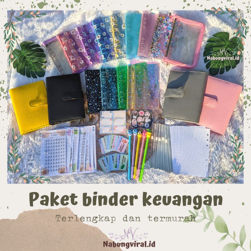 Jual A6 BINDER KEUANGAN / MONEY BINDER / Paket binder sinking fund ...