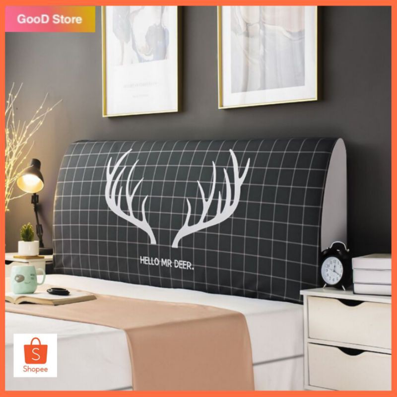 Jual Cover Devan Elastis Sarung Sandaran Kepala Tempat Tidur Motif ...