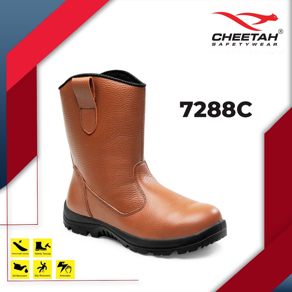 Jual Sepatu Safety Cheetah 7288C ORIGINAL | Shopee Indonesia