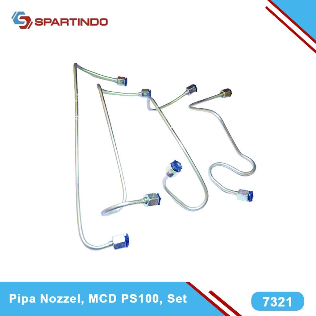 Jual Pipa Nozzel Mitsubishi Colt Diesel PS100 Set (4 pcs) Nozzle Pipe ...