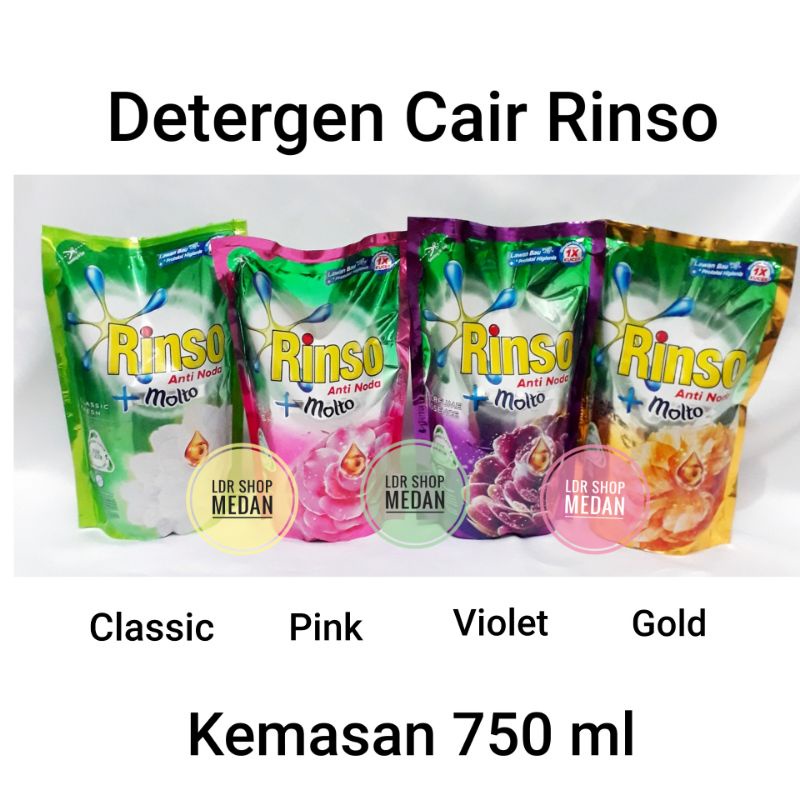 Jual RINSO LIQUID Detergent Cair 750ml | Shopee Indonesia