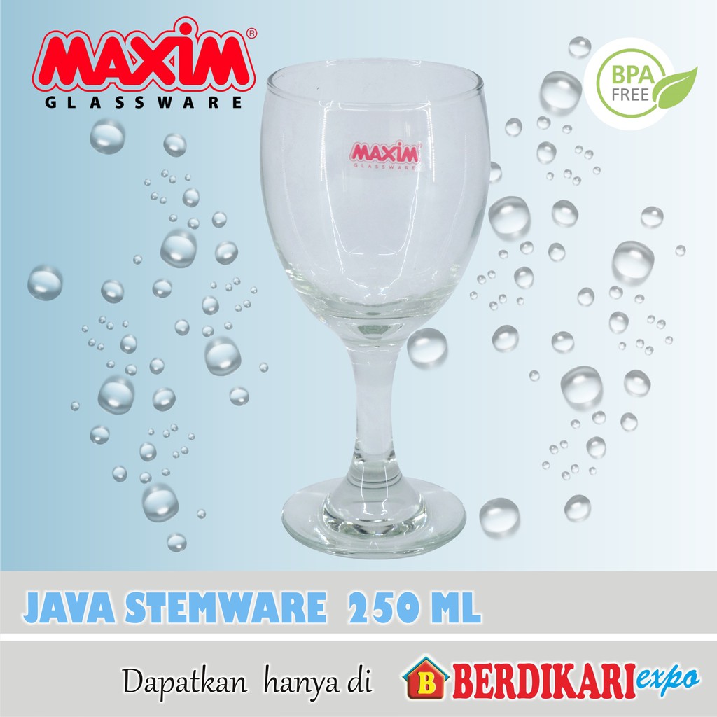 Jual MASPION MAXIM JAVA STEMWARE 250 ML | Shopee Indonesia