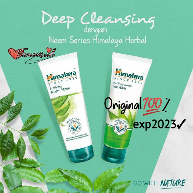 Jual Himalaya Purifying Neem mask / Masker Himalaya /Face wash 50ml ...