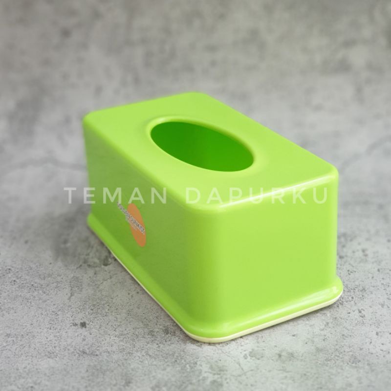 Jual Tempat Tissue Hijau / Kotak Tisu Plastik / Souvenir Acara - Golden ...