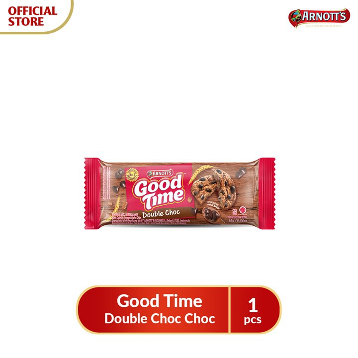Good Time Double Choc Chocochips Cookies 16 gr | Shopee Indonesia