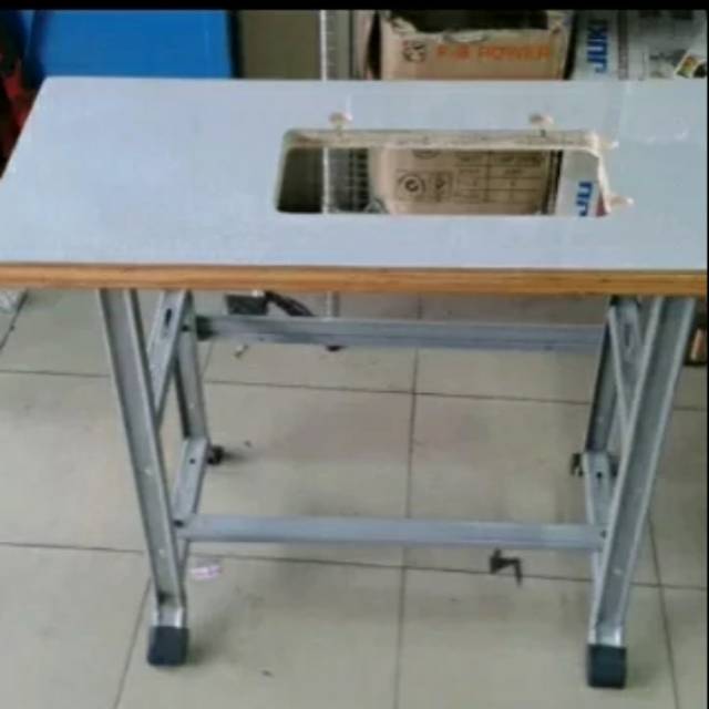 Jual MEJA MESIN JAHIT FULLSET (KAKI MODEL H) | Shopee Indonesia