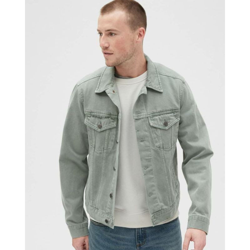 Jual Jaket GAP Trucker Denim Jacket Original | Shopee Indonesia