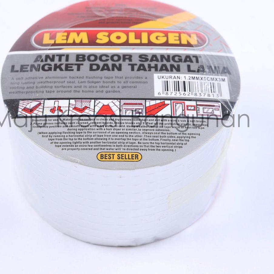 Jual Barang Bagus Lem Seng SOLIGEN 3 Meter Super Band Lem Asbes Talang ...