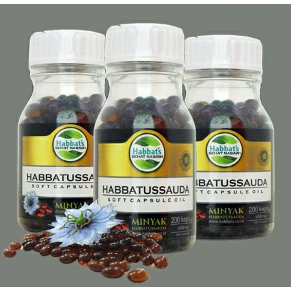 Jual Habbatussauda Oil Soft Capsule 200 Kapsul - minyak habbatussaua ...