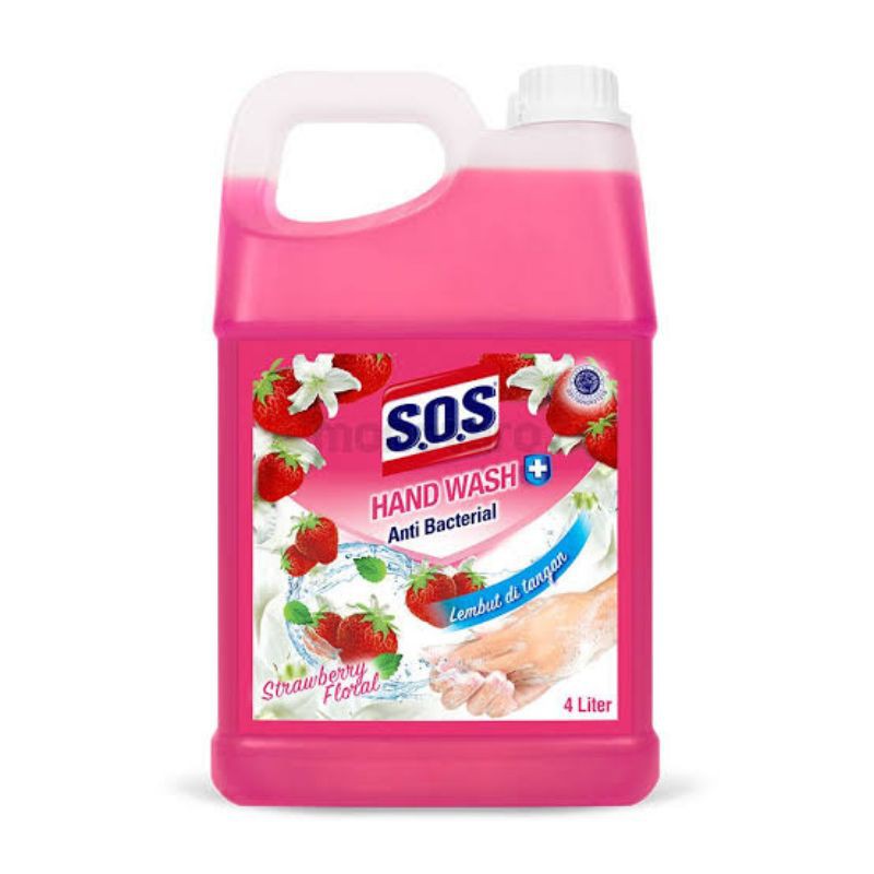 Jual SOS Hand Wash Anti Bacterial 4 Liter | Shopee Indonesia