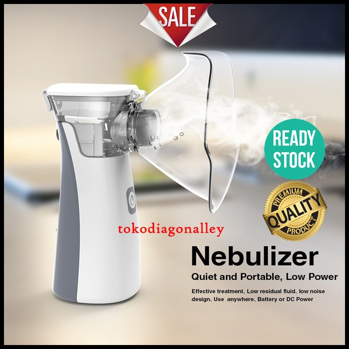 Nebulizer Portable Alat Terapi Asma Sesak Nebuliser Pernafasan Nebul ...